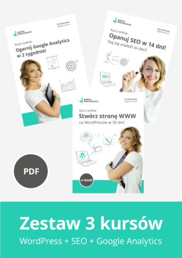 Sklep z kursami online - Jestem interaktywna